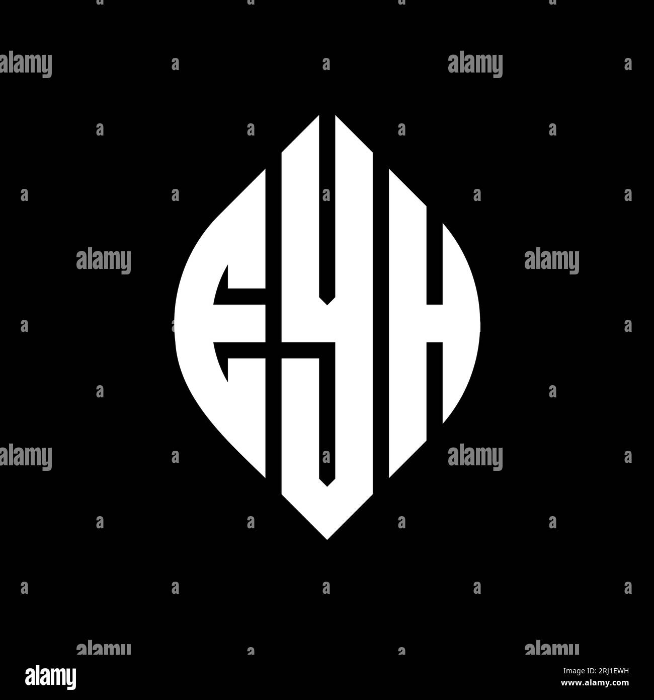 Eyh font Stock Vector Images - Alamy