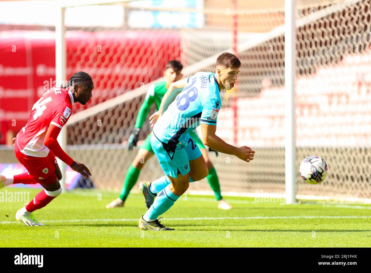 Oakwell Stadium, Barnsley, England - 19th August 2023 Stephan Negru (28 ...