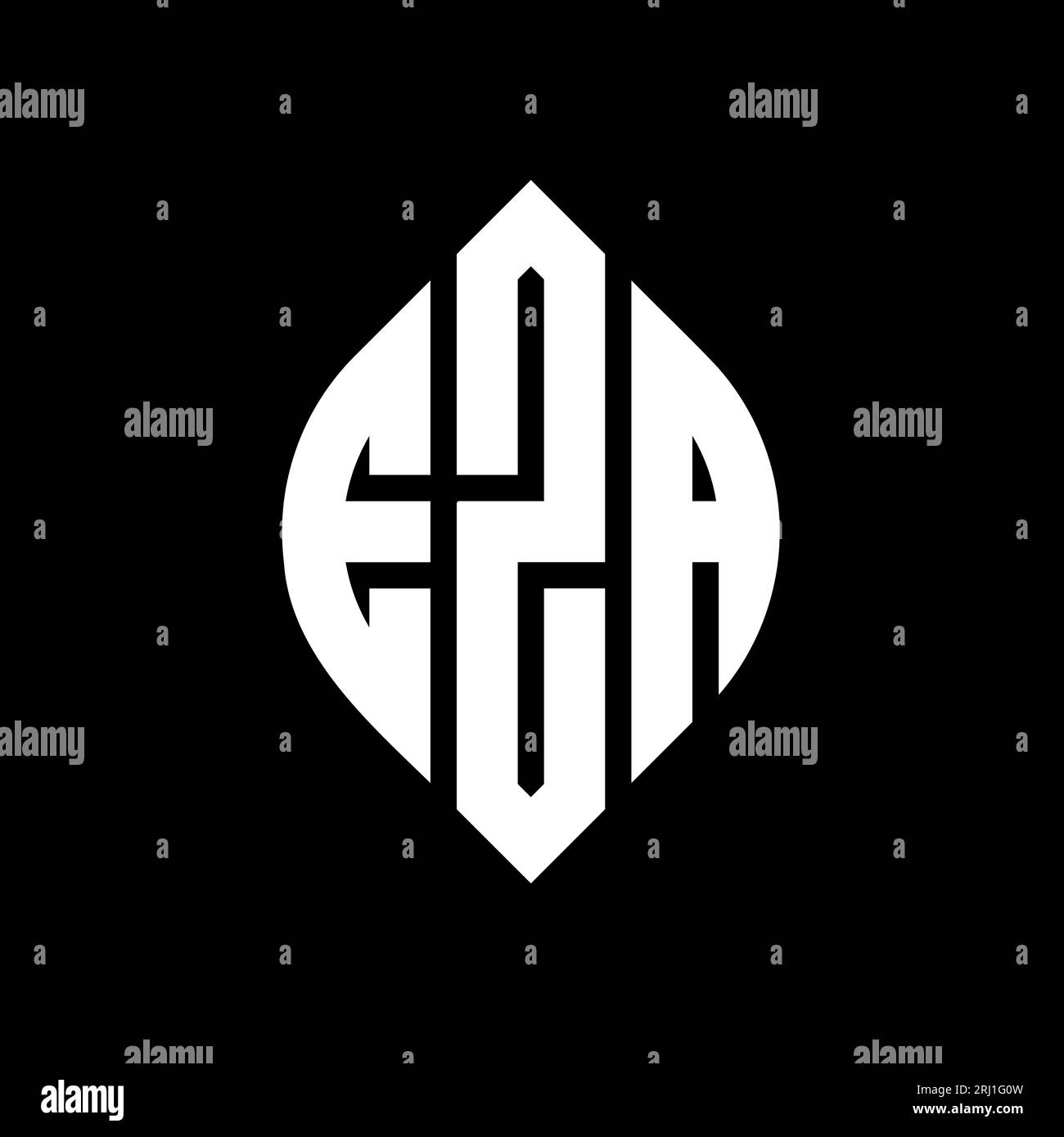 Eza logo design hi-res stock photography and images - Alamy