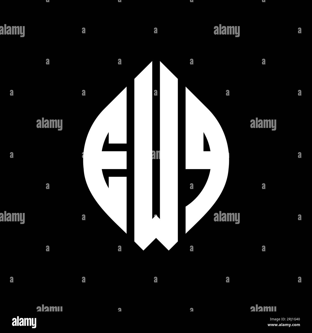 Ewq logo design hi-res stock photography and images - Alamy