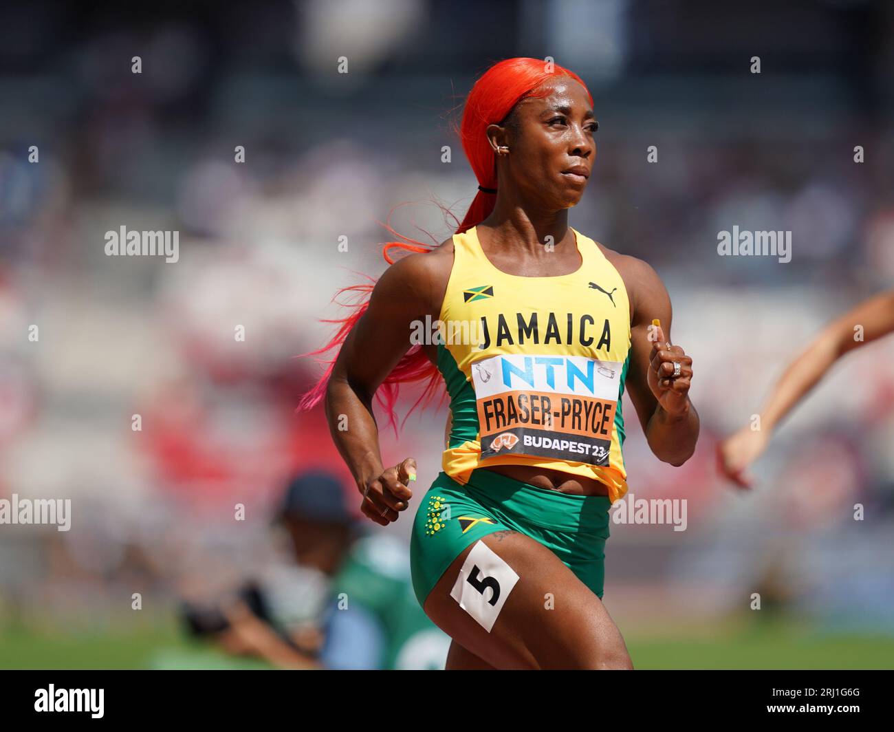 Shelly ann fraser pryce budapest 2023 hi-res stock photography and ...