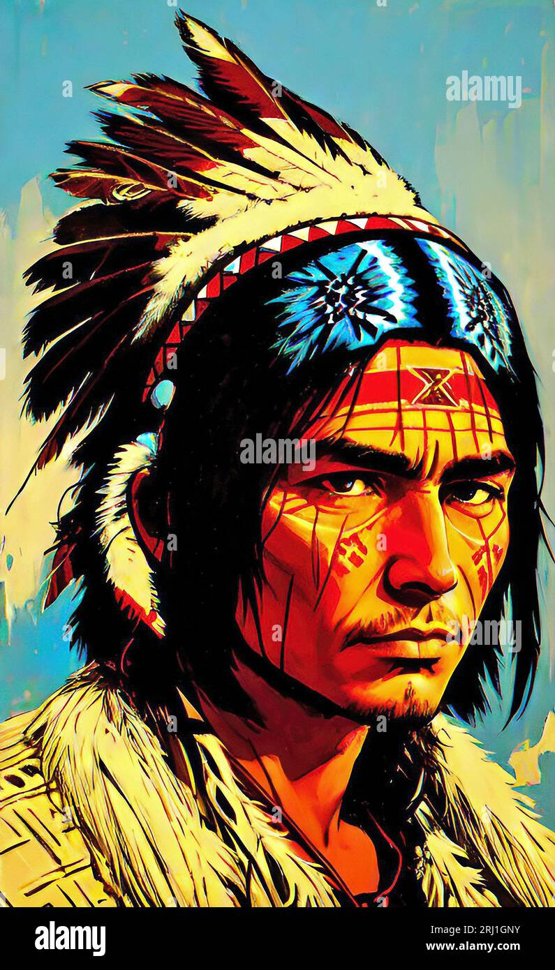 Native america tribe hi-res stock photography and images - Alamy
