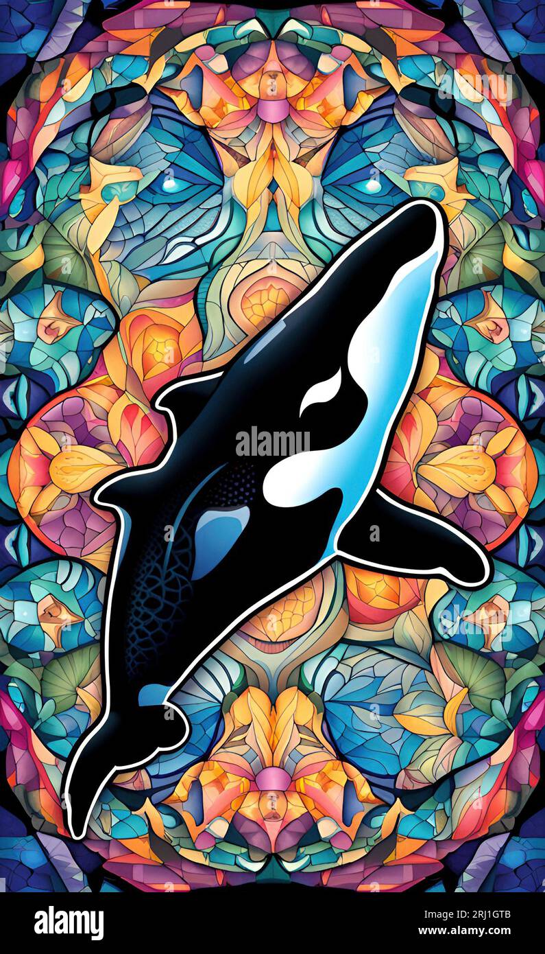 Orca digital art hi-res stock photography and images - Alamy