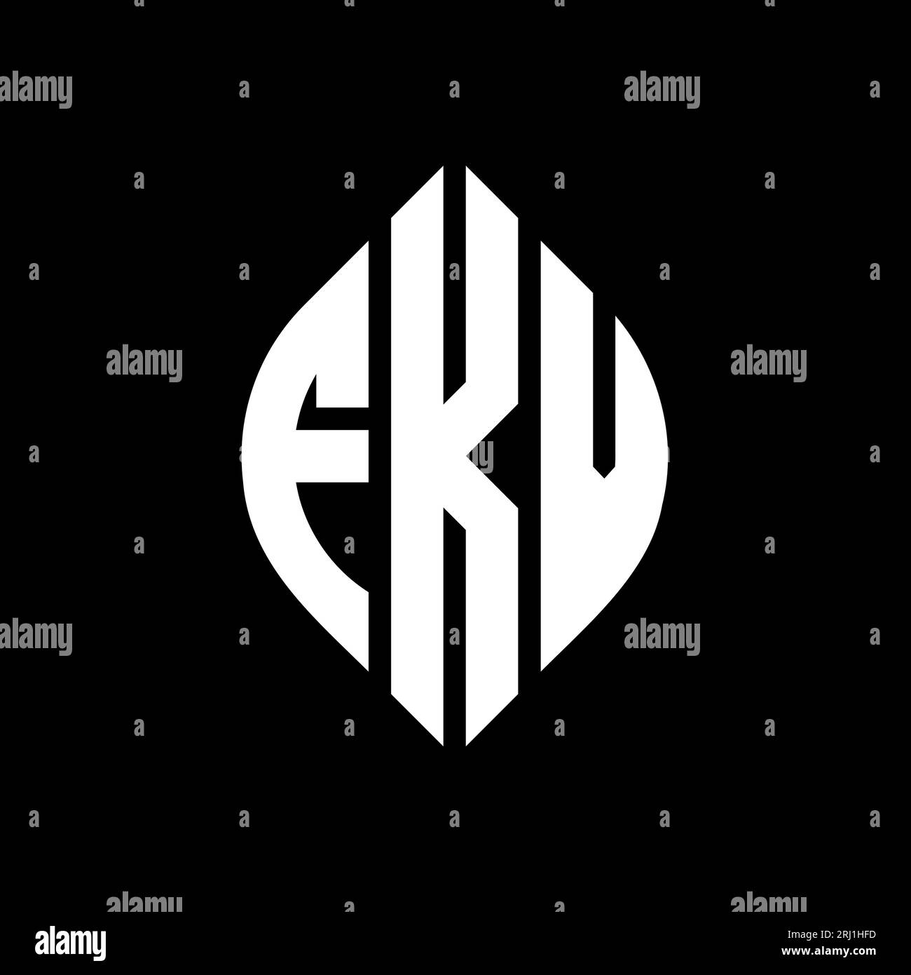 Fkv logo design hi-res stock photography and images - Alamy