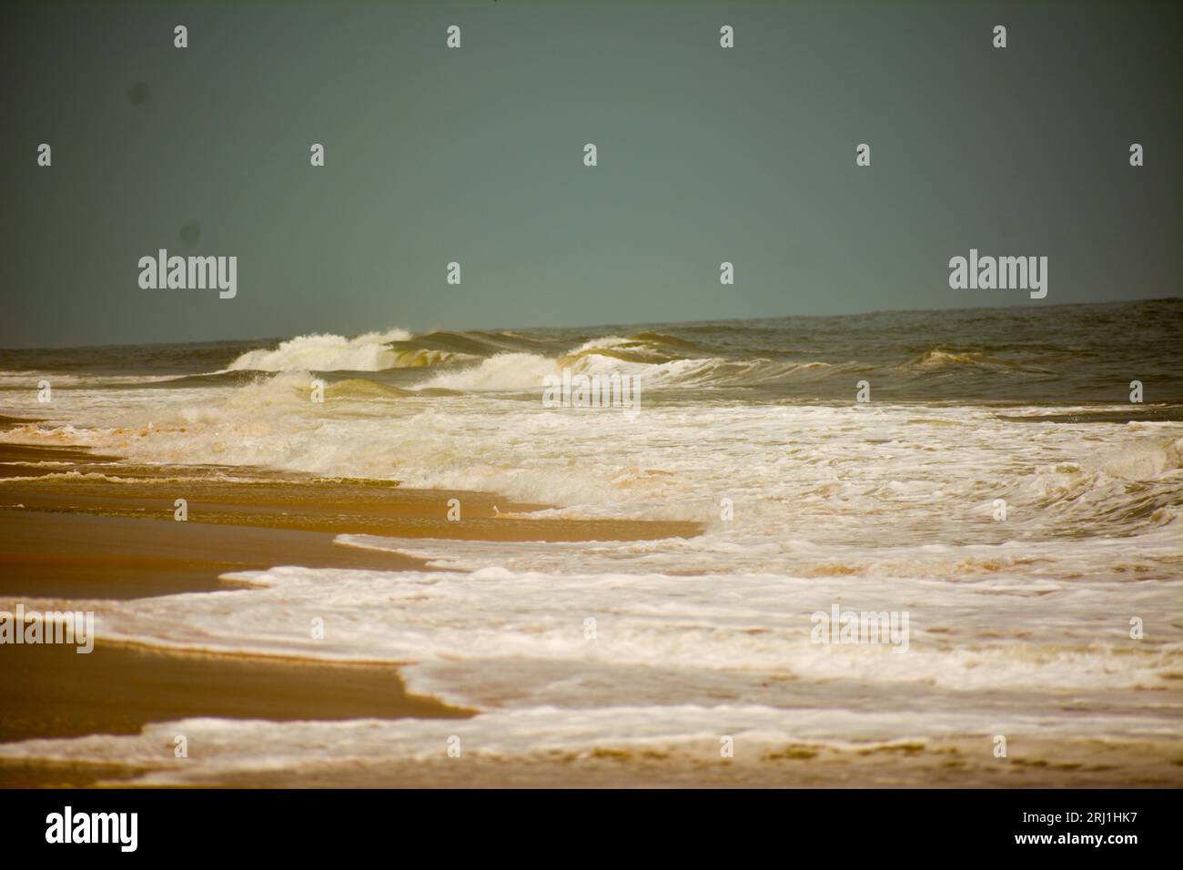 Waving Sea in Alleppey, Kerala Stock Photo - Alamy