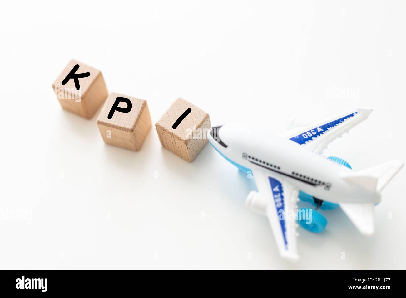 KPI word on cubes. Key performance indicator Stock Photo - Alamy