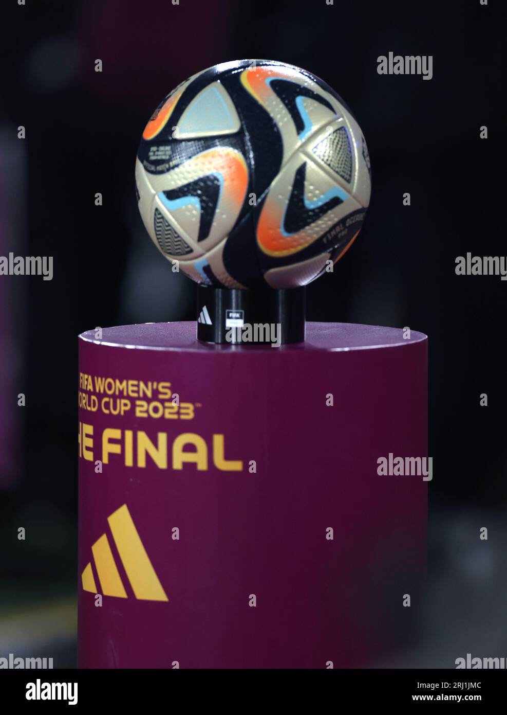 A general view of the FIFA Women's World Cup final match ball at ...