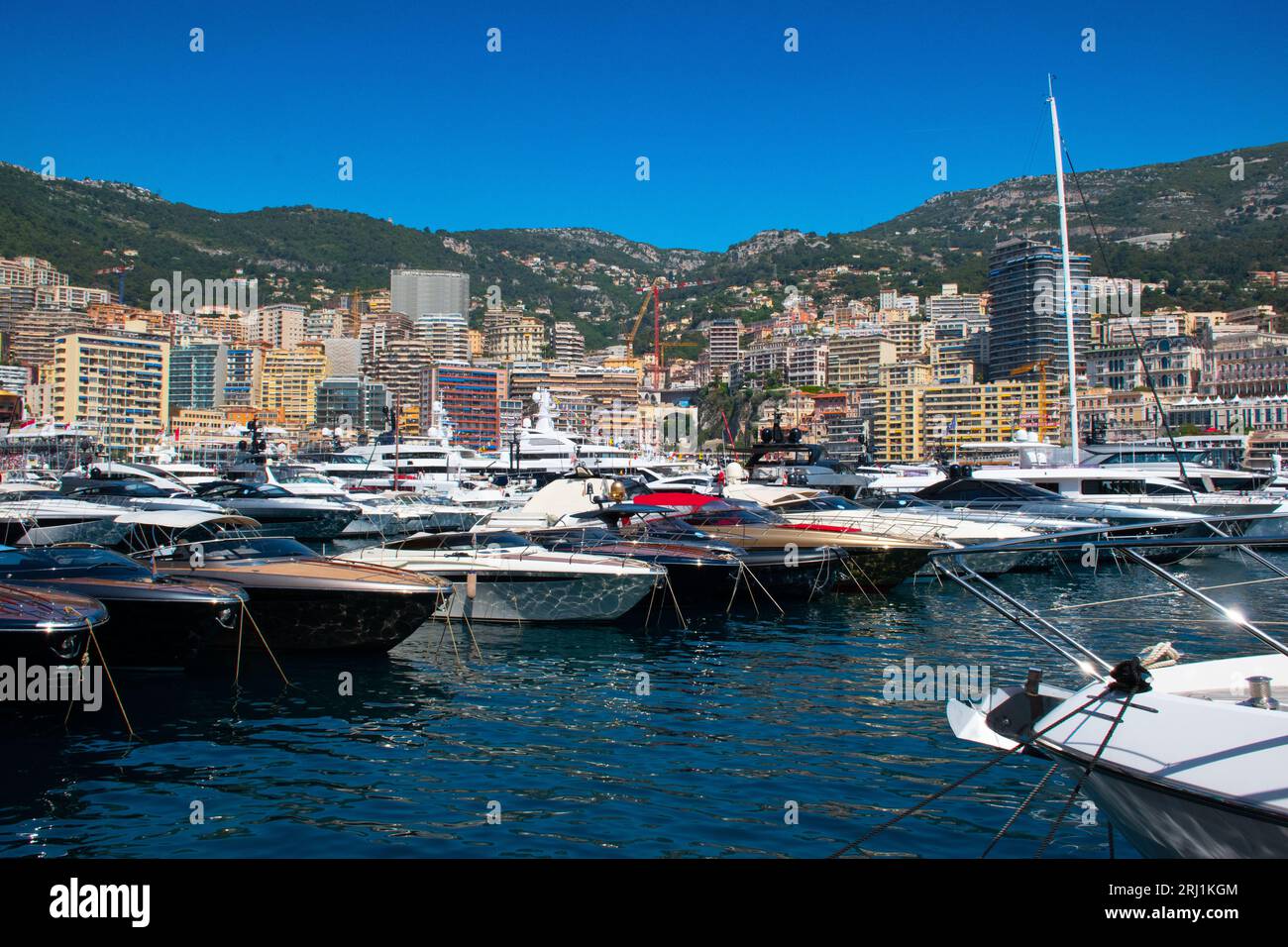 Luxury Monaco harbour during 2023 Monaco Grand prix Stock Photo - Alamy