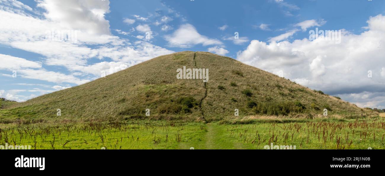 Silbury Hill a Neolithic mound, part of the Avebury Unesco World ...