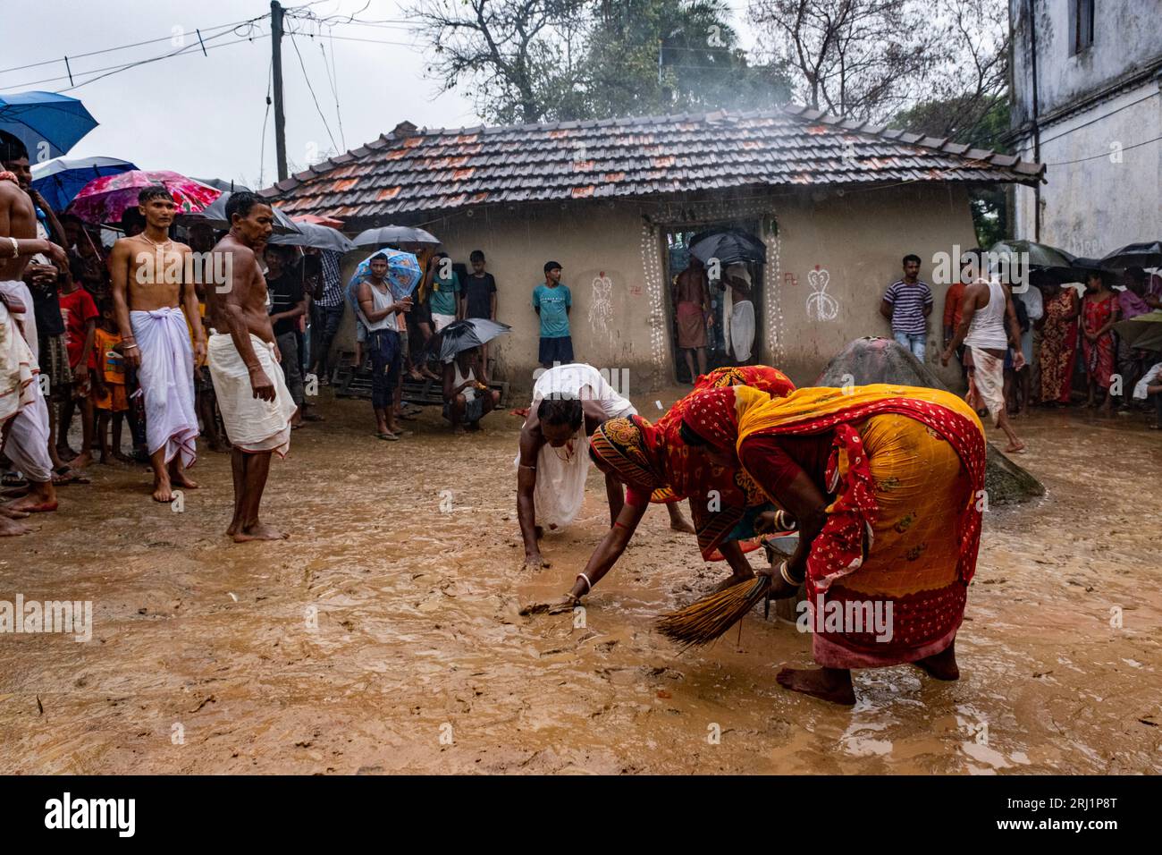 Purulia, West Bengal, India. 19th Aug, 2023. Monosa Puja is an ...