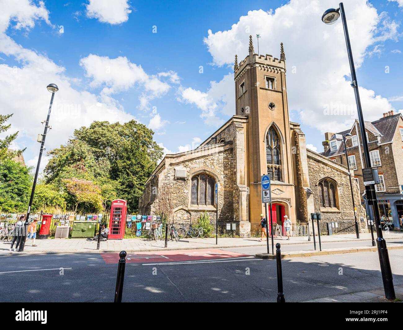The Holy Trinity Church in Cambridge pictured on Sidney Street in ...