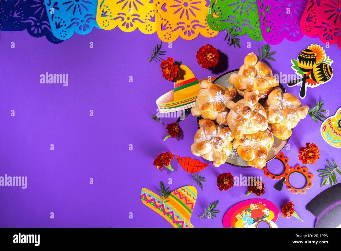 Spanish Mexican traditional holiday, autumn festival Day of the Dead ...