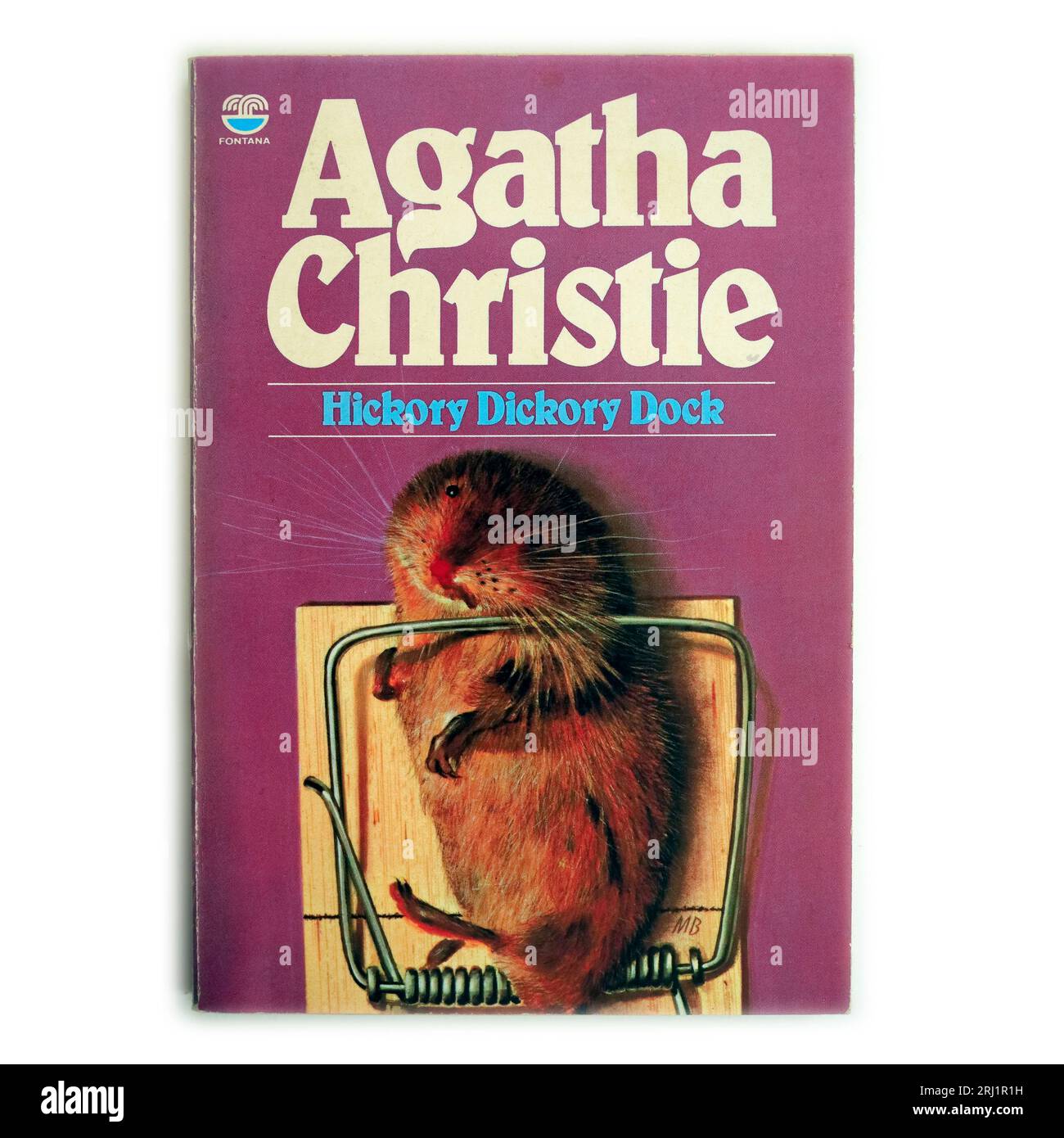 Hickory Dickory Dock by Agatha Christie. Book cover Stock Photo - Alamy
