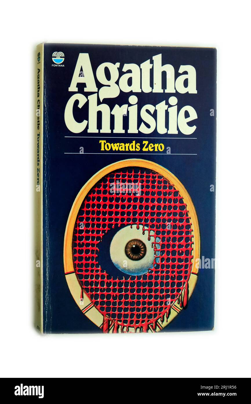 Towards Zero. Book cover. Written by Agatha Christie Stock Photo - Alamy
