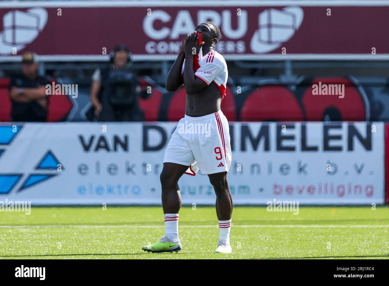 ROTTERDAM, NETHERLANDS - AUGUST 19: Brian Brobbey (Ajax) during the ...