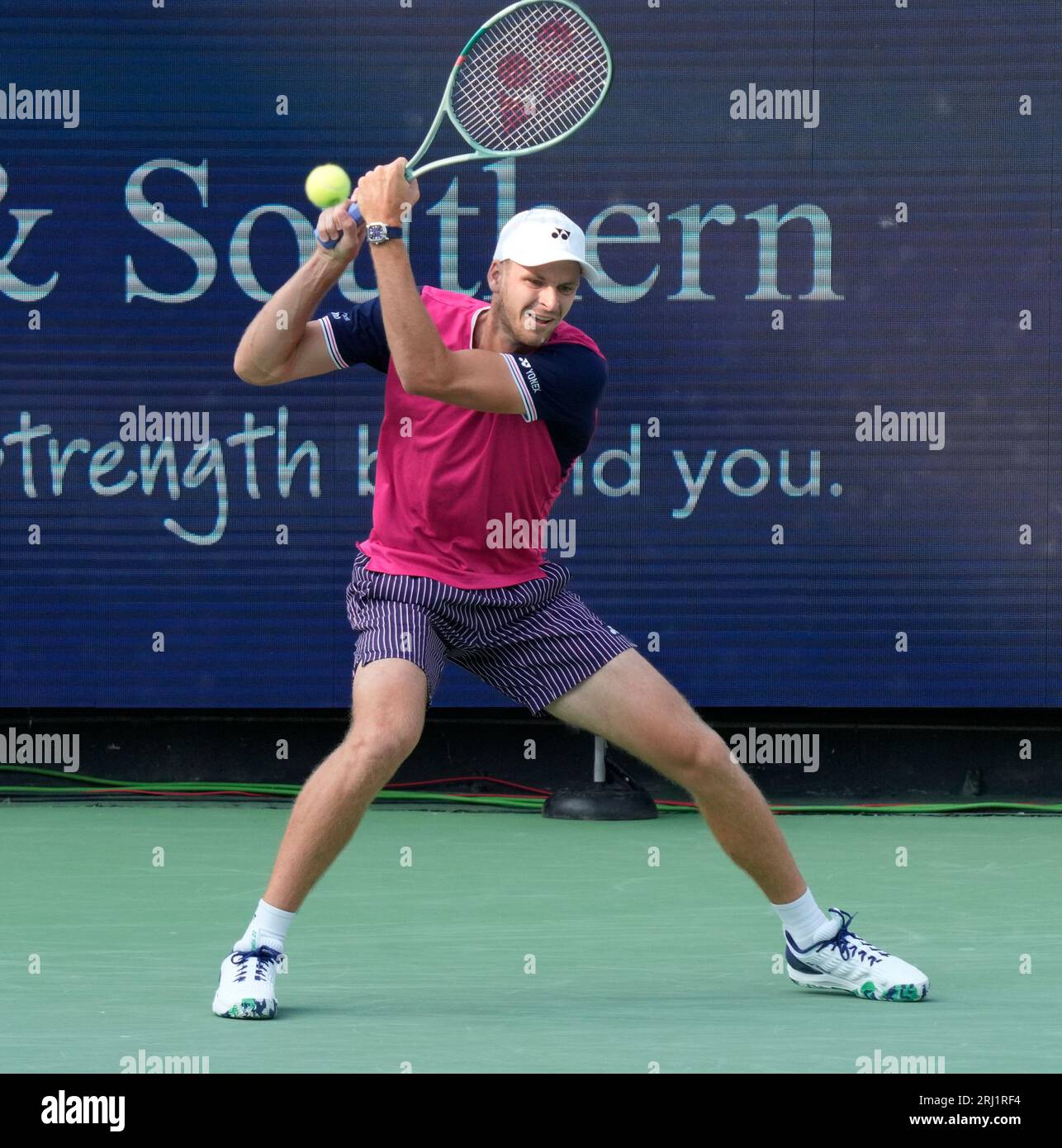 August 19, 2023: Hubert Hurkacz (POL) loses to Carlos Alcaraz (ESP), 2 ...