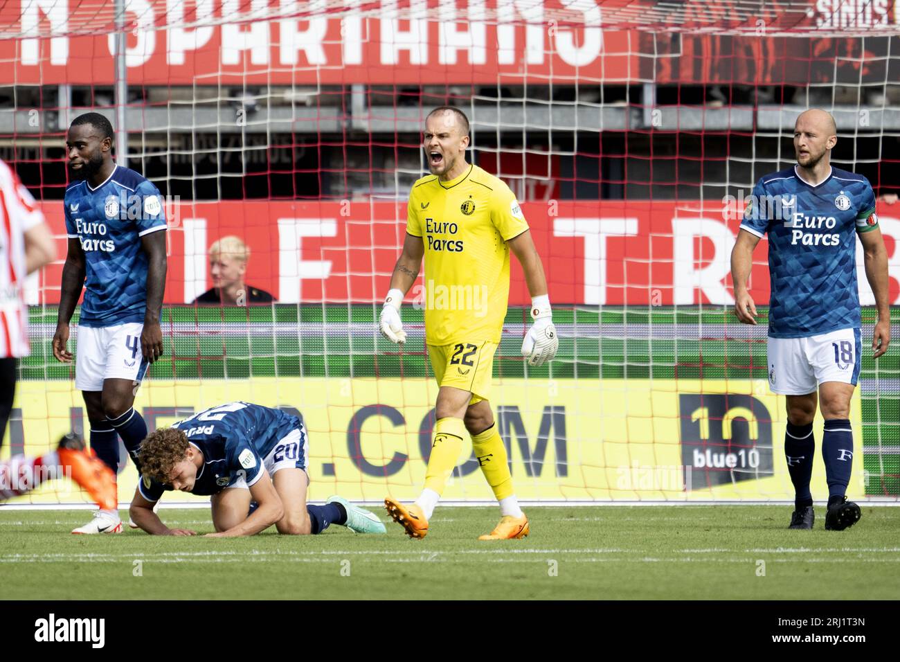 ROTTERDAM -Timon Wellenreuther of Feyenoord after Sparta's 2-0 win ...