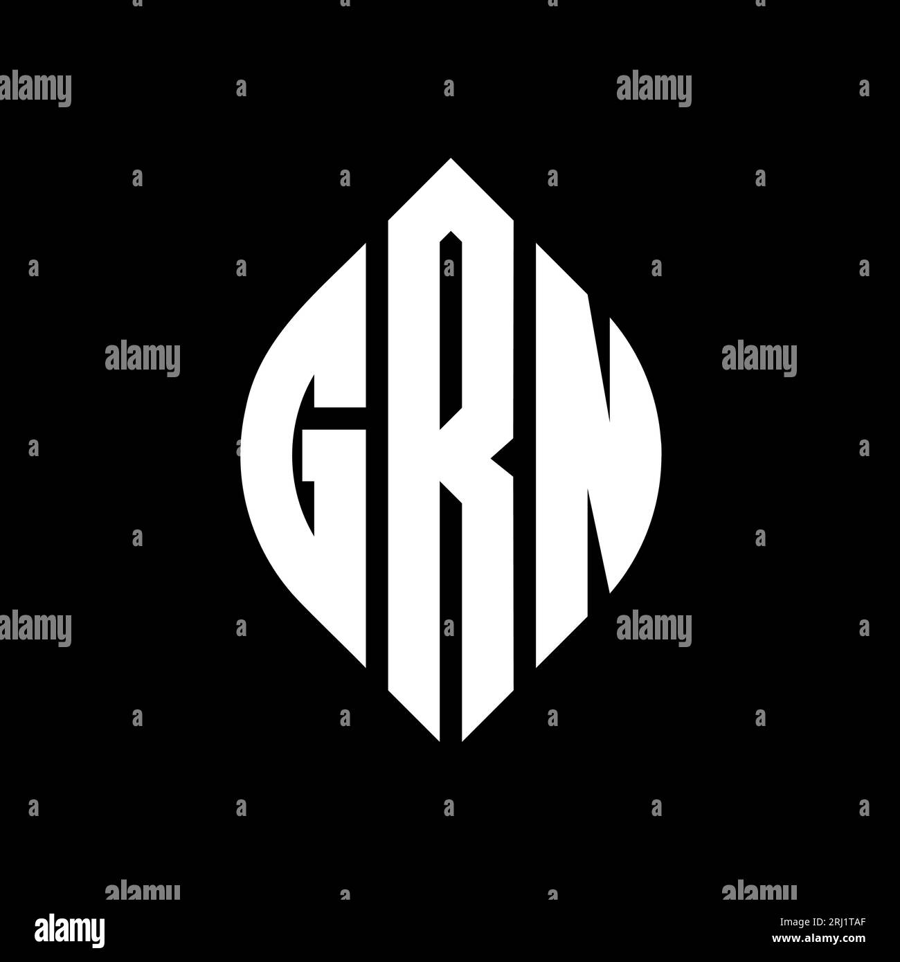 Grn logo design hi-res stock photography and images - Alamy