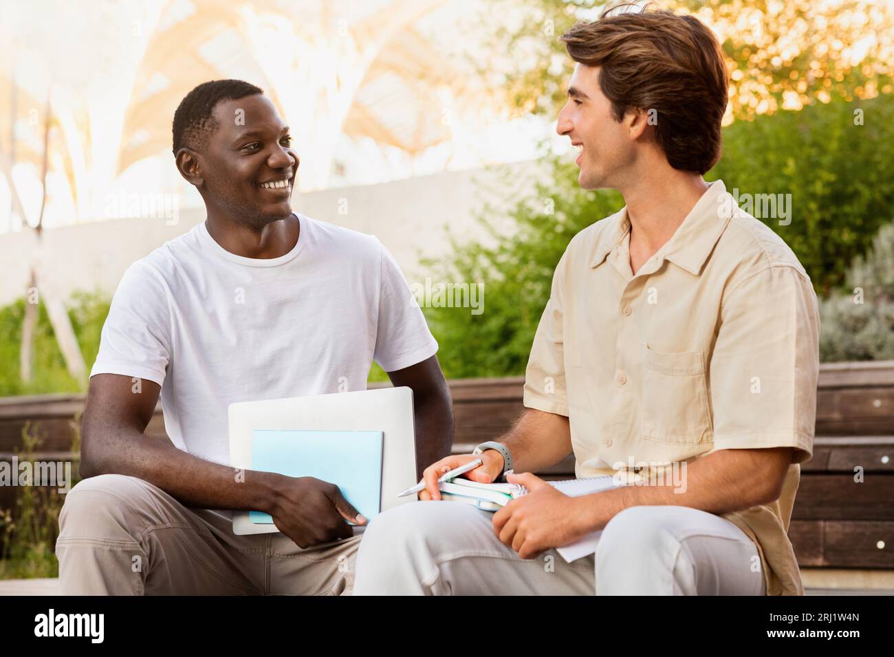 Conversation after exam hi-res stock photography and images - Alamy
