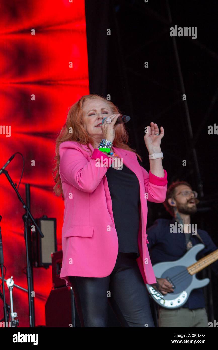 Camp Bestival, Weston Park, Shropshire, UK. 20th Aug, 2023. T'Pau ...