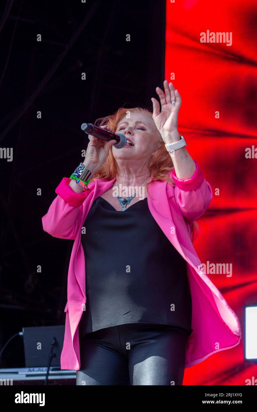 Camp Bestival, Weston Park, Shropshire, UK. 20th Aug, 2023. T'Pau ...