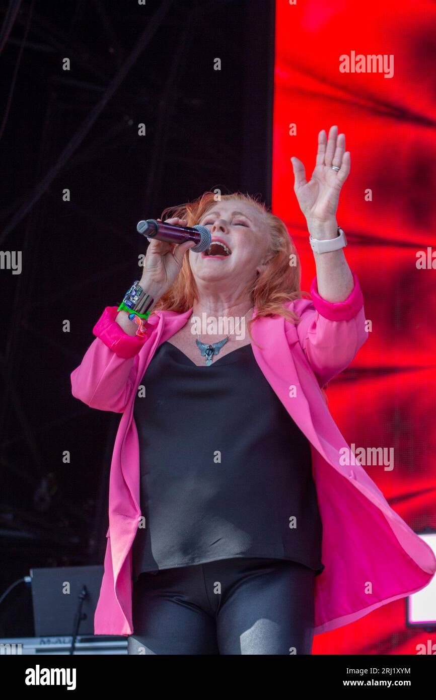 Camp Bestival, Weston Park, Shropshire, UK. 20th Aug, 2023. T'Pau ...