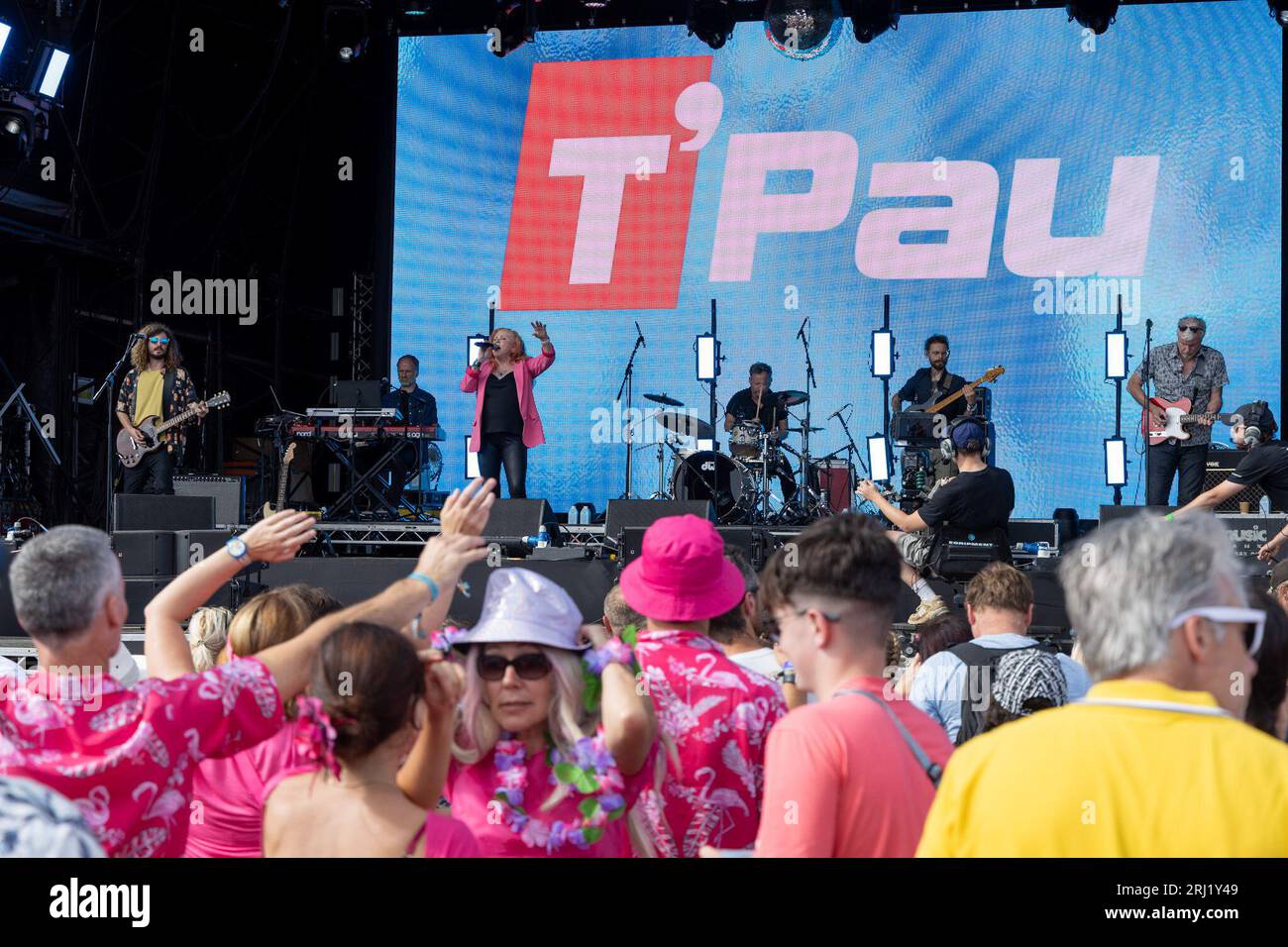 Camp Bestival, Weston Park, Shropshire, UK. 20th Aug, 2023. T'Pau ...