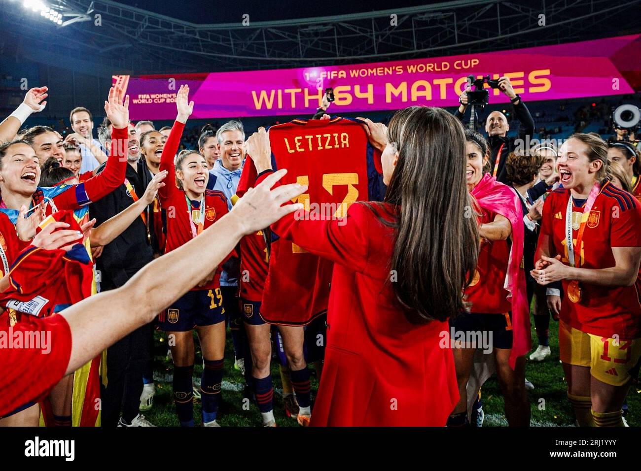 August 20, 2023, Sideney, Australia: Queen Letizia of Spain, Princess ...