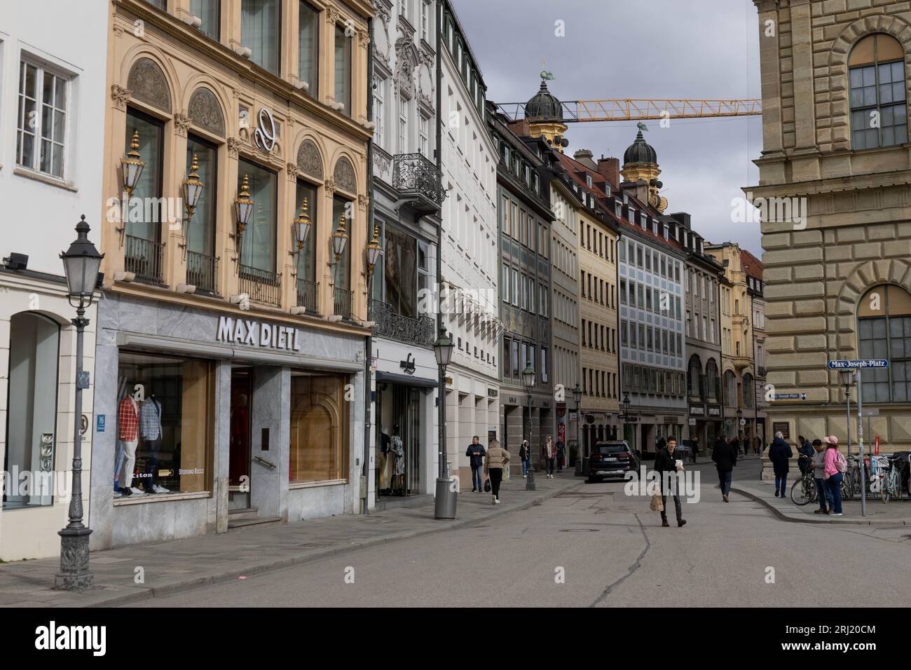 Max Joseph Platz Munich Stock Photo - Alamy