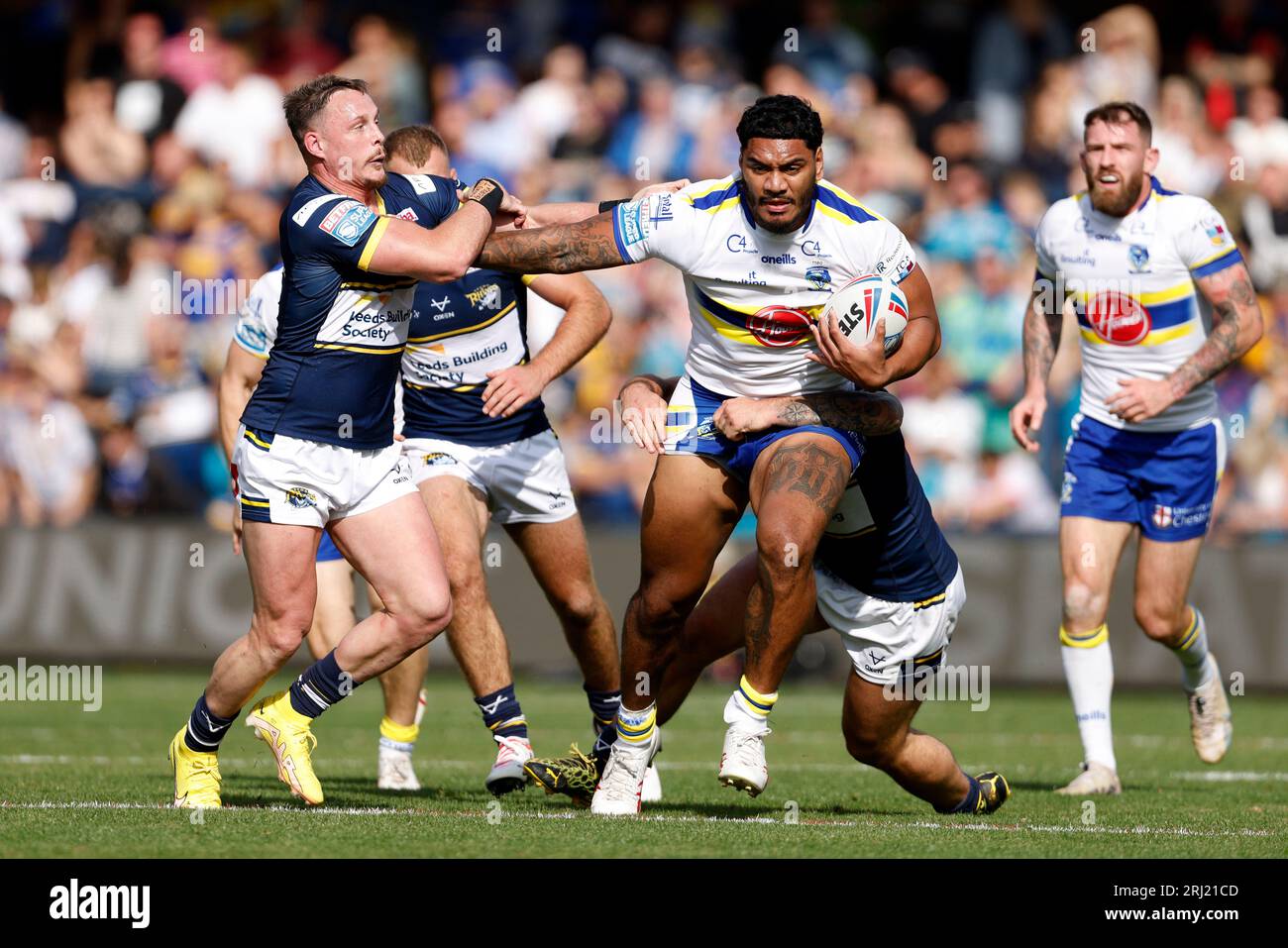Thomas mikaele warrington wolves 2023 hi-res stock photography and ...