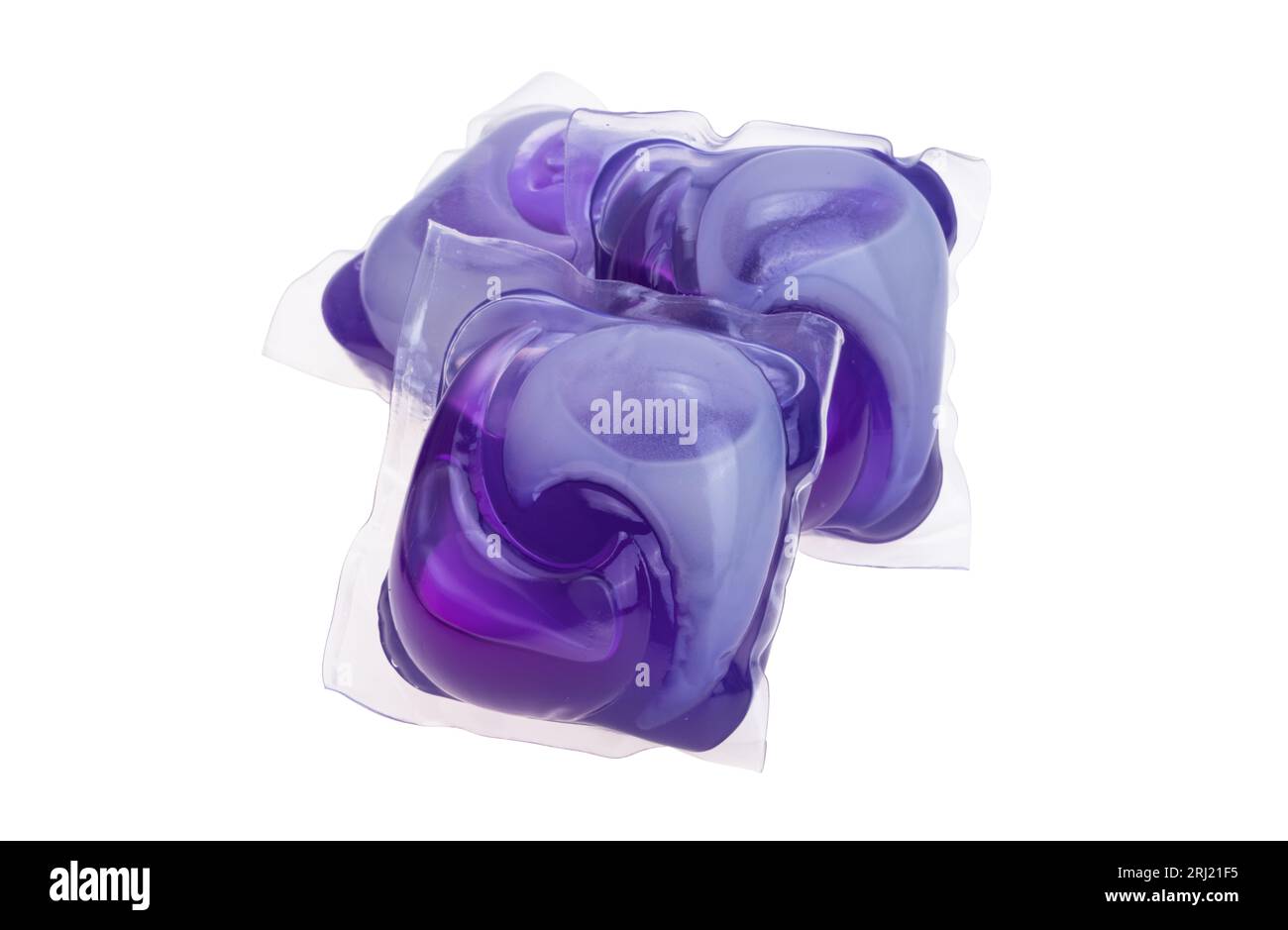 laundry capsules isolated on white background Stock Photo - Alamy