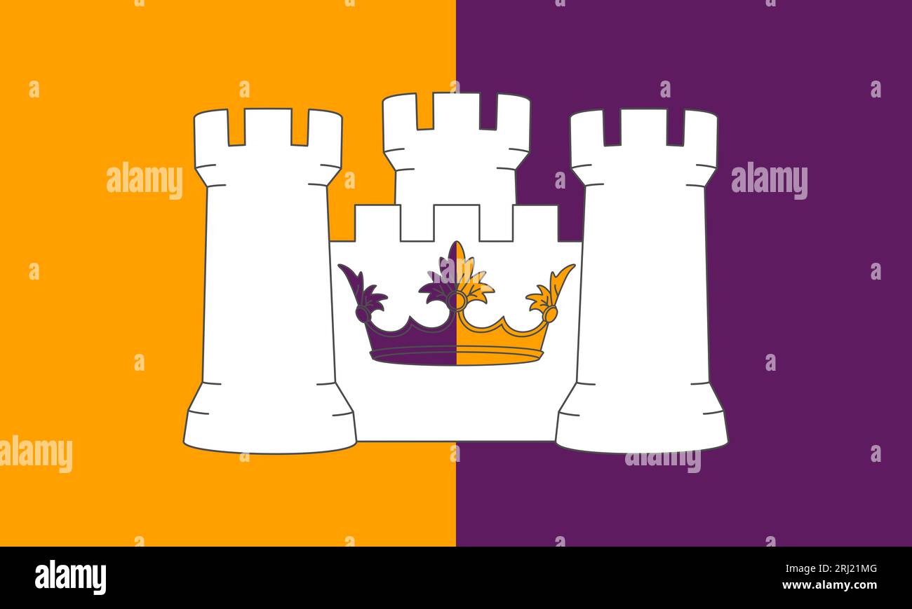 Flag of the County of Aberdeen Stock Photo - Alamy