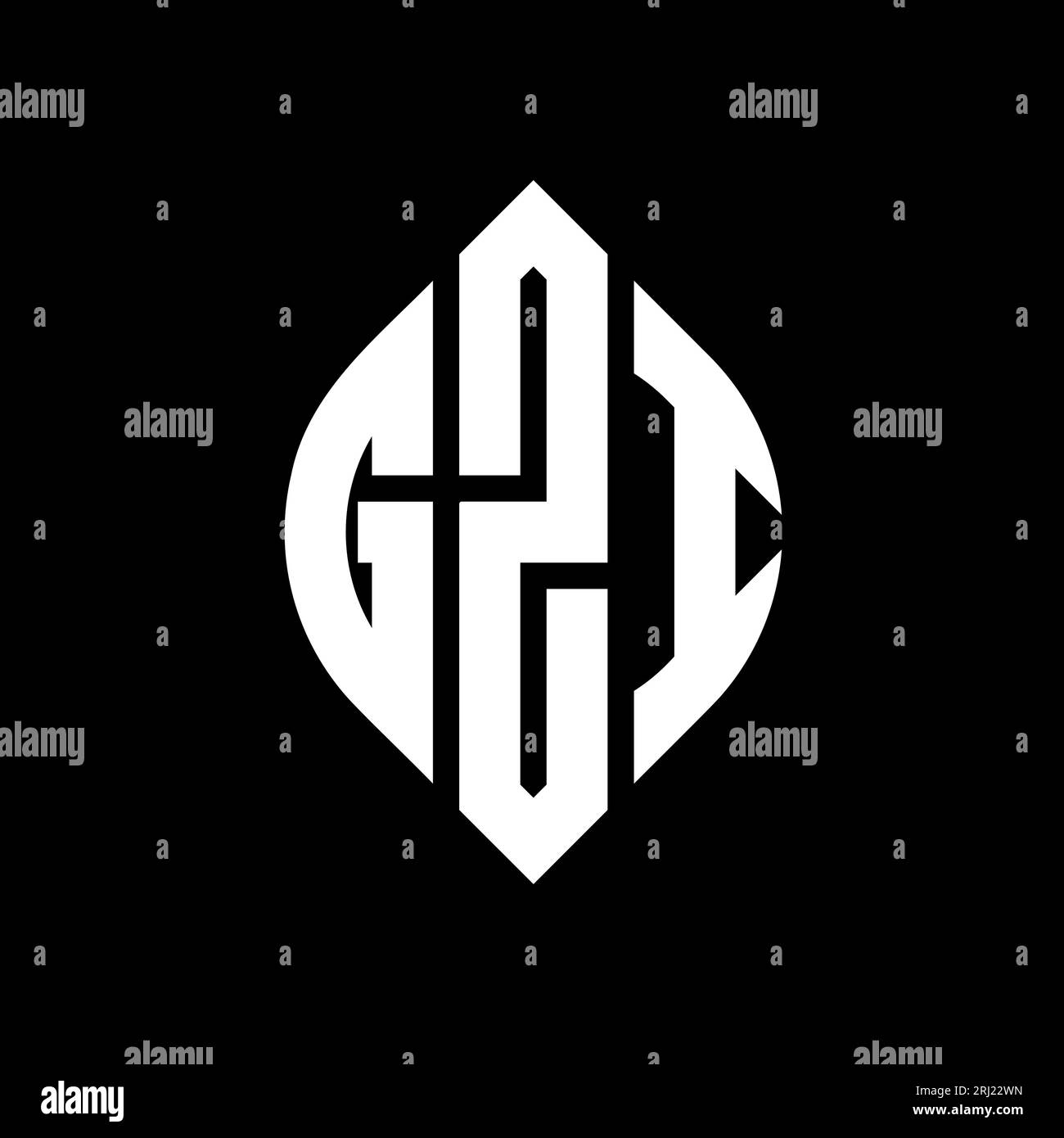Gzi logo design hi-res stock photography and images - Alamy