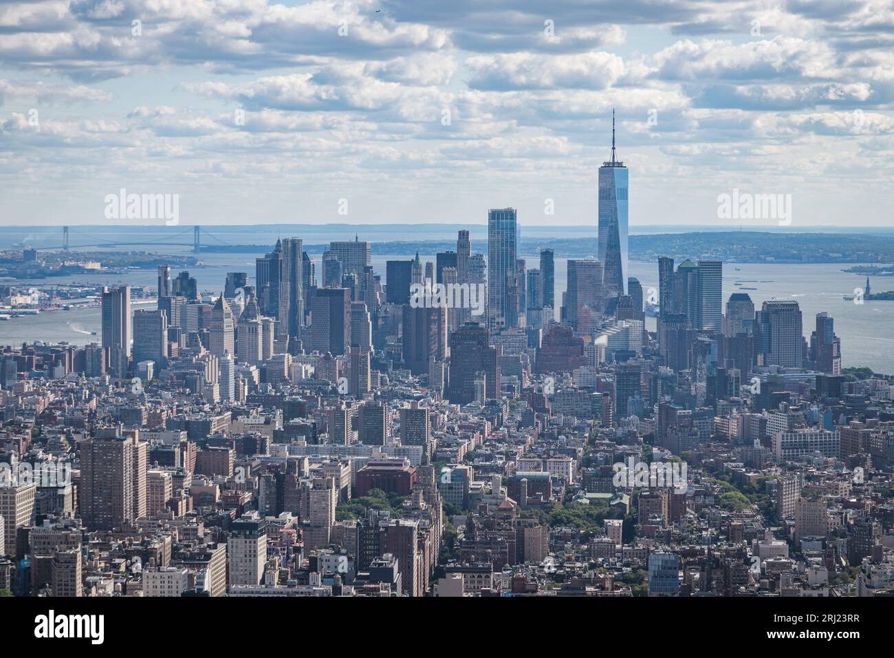 Lower manhattan aerial hi-res stock photography and images - Alamy