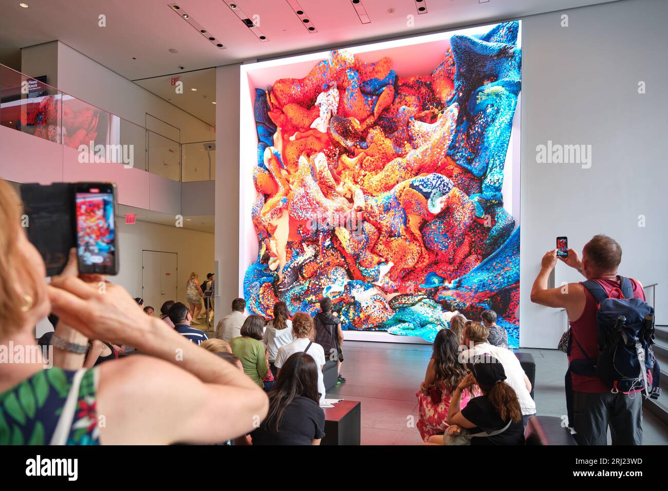 Unsupervised by Refik Anadol at MOMA. Artificial intelligence ...