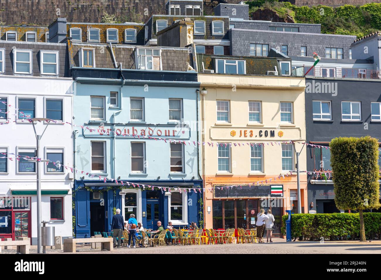 The Troubadour Pub, Caledonia Place, St Helier, Jersey, Channel Islands ...