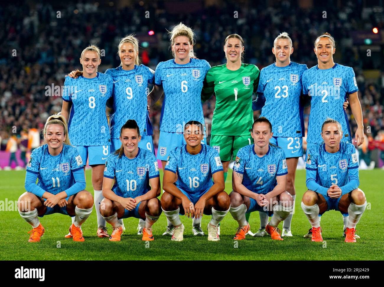 England's Georgia Stanway, Rachel Daly, Millie Bright, Mary Earps ...