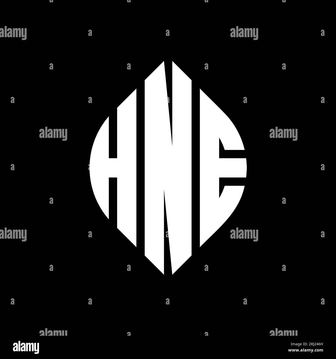 Hne logo design Stock Vector Images - Alamy