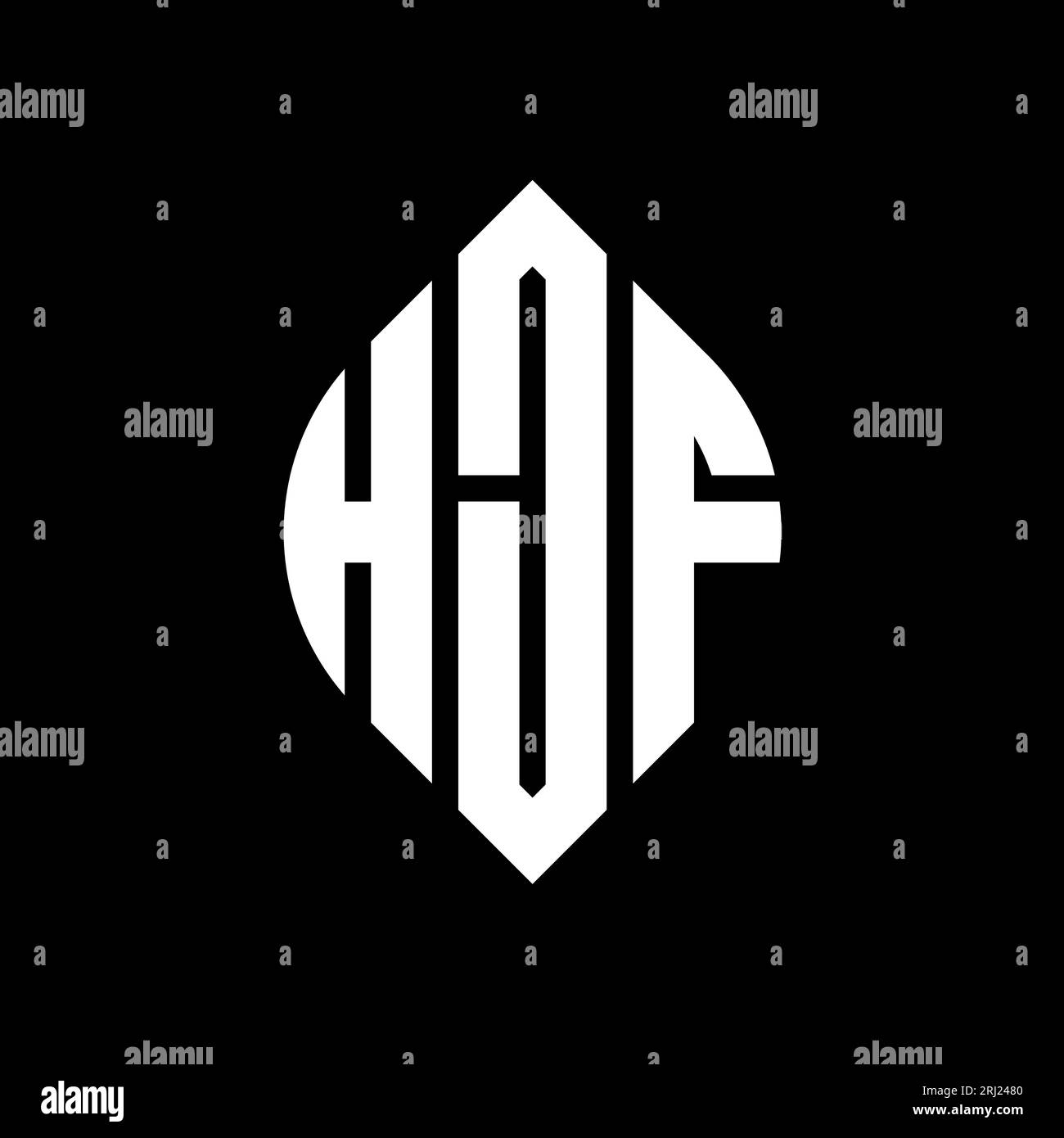 Hjf circle logo hi-res stock photography and images - Alamy