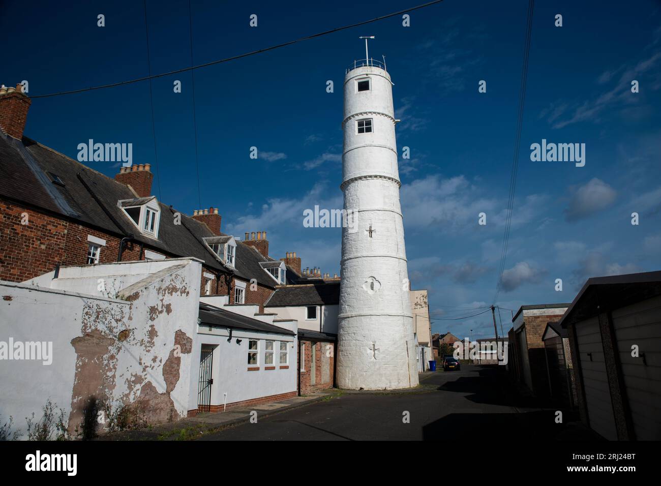 Blyth harbor lighthouse hi-res stock photography and images - Alamy