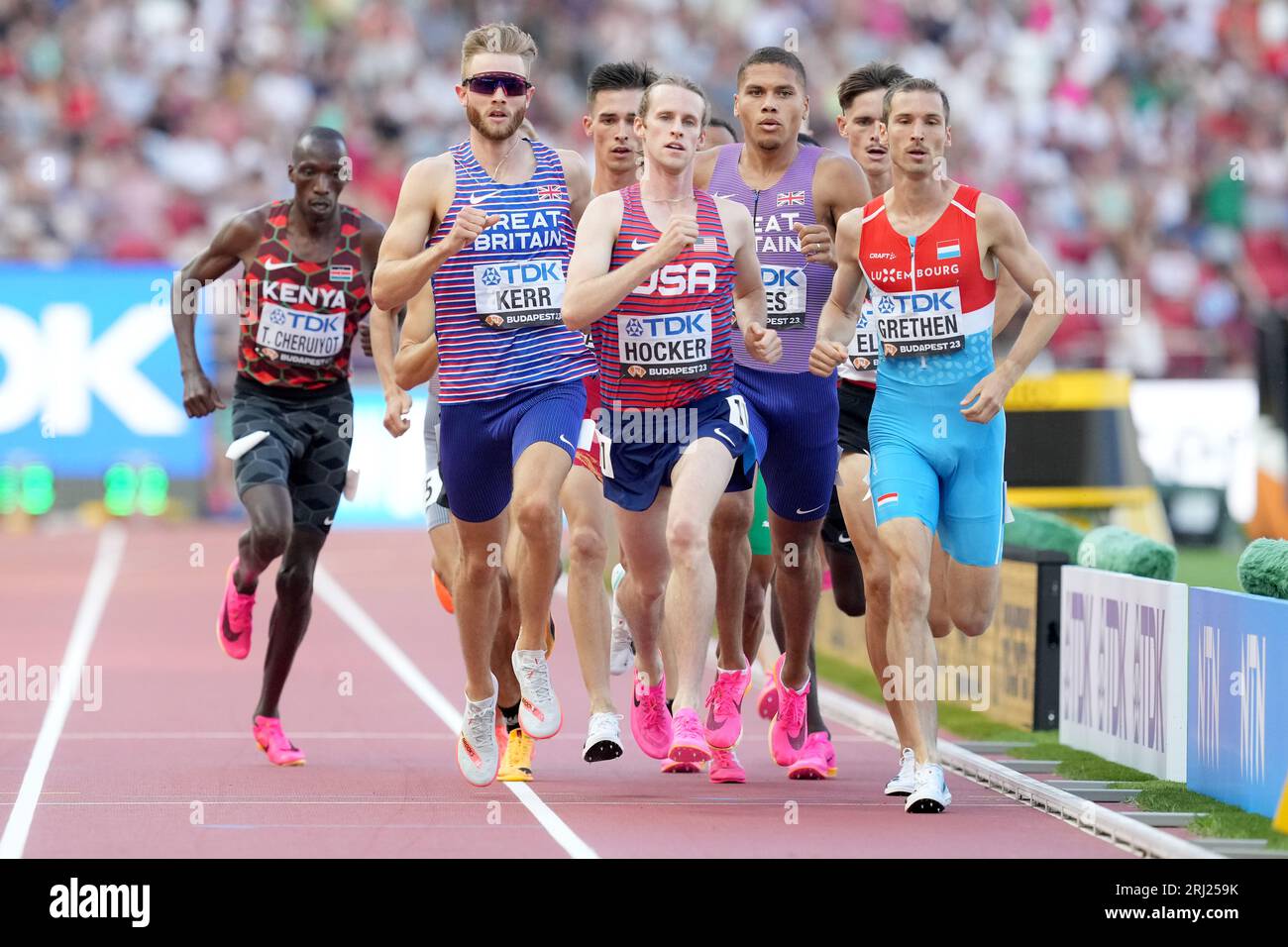 Great Britain's Josh Kerr (second from left) competes in the Men's ...