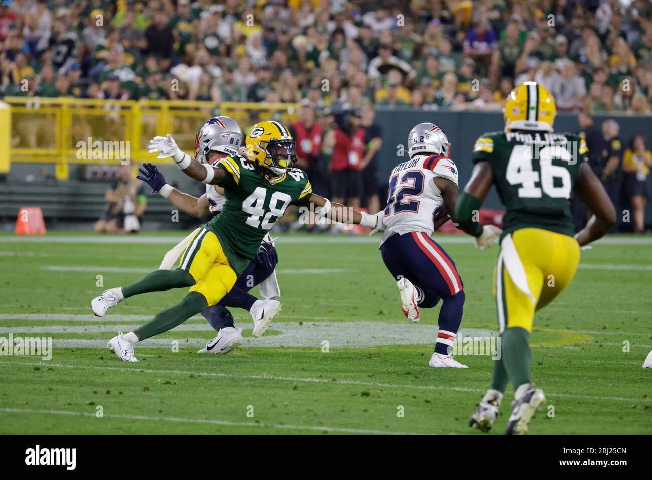 Green Bay Packers safety Benny Sapp III (48) during a preseason NFL ...