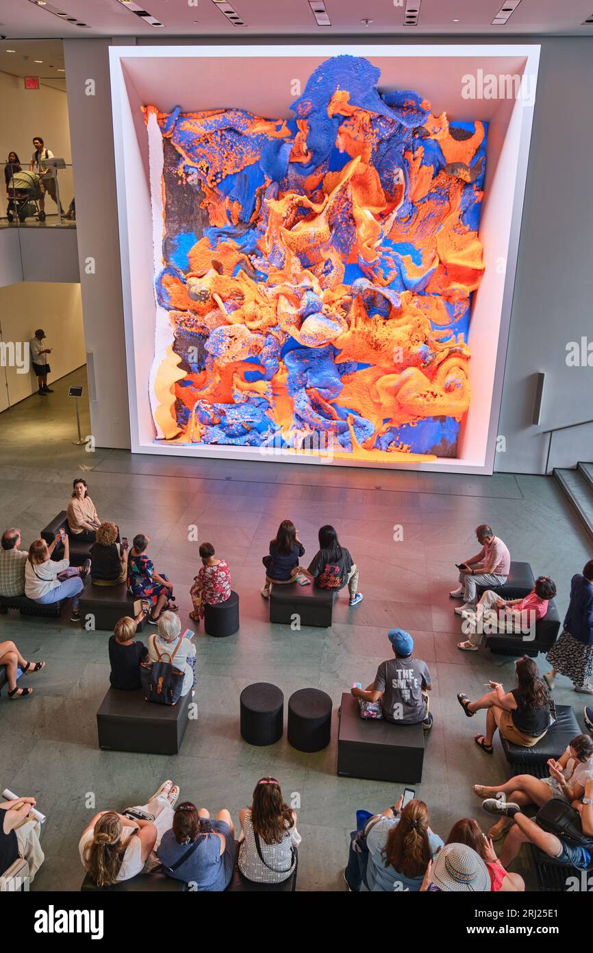 Unsupervised by Refik Anadol at MOMA. Artificial intelligence ...