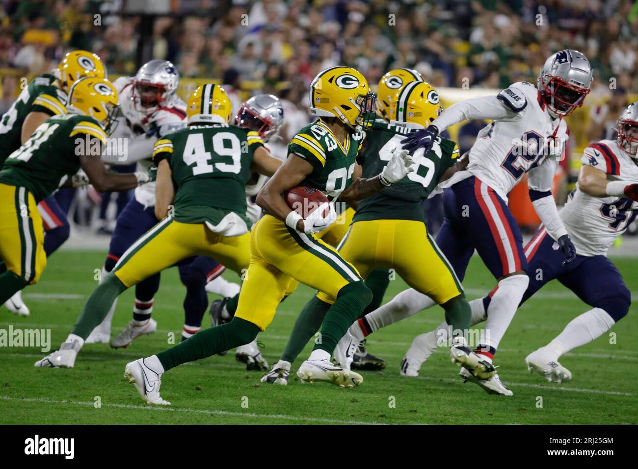 Green Bay Packers wide receiver Samori Toure (83) during a preseason ...