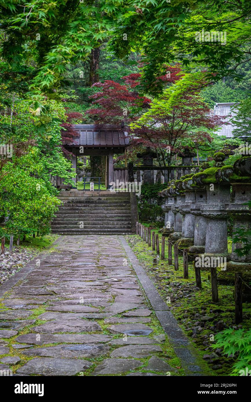 Scenic sight in the famous Kanmangafuchi Abyss in Nikko. Tochigi ...