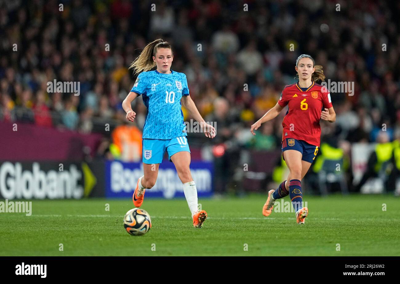 August 20 2023: Ella Toone (England) controls the ball during a FiFA ...