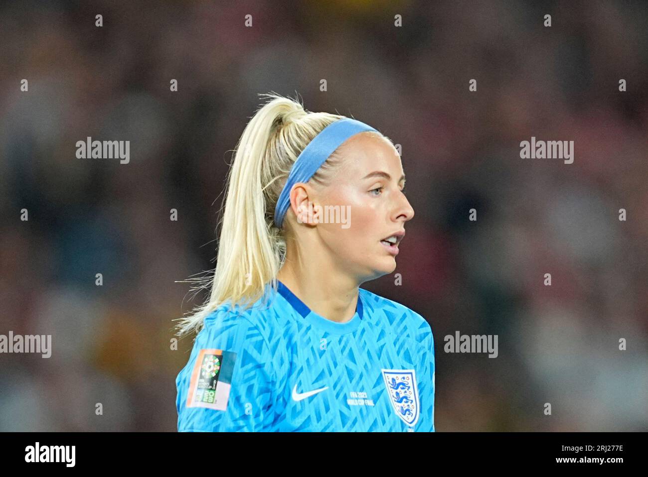 August 20 2023: Chloe Kelly (England) looks on during a FiFA Womens ...