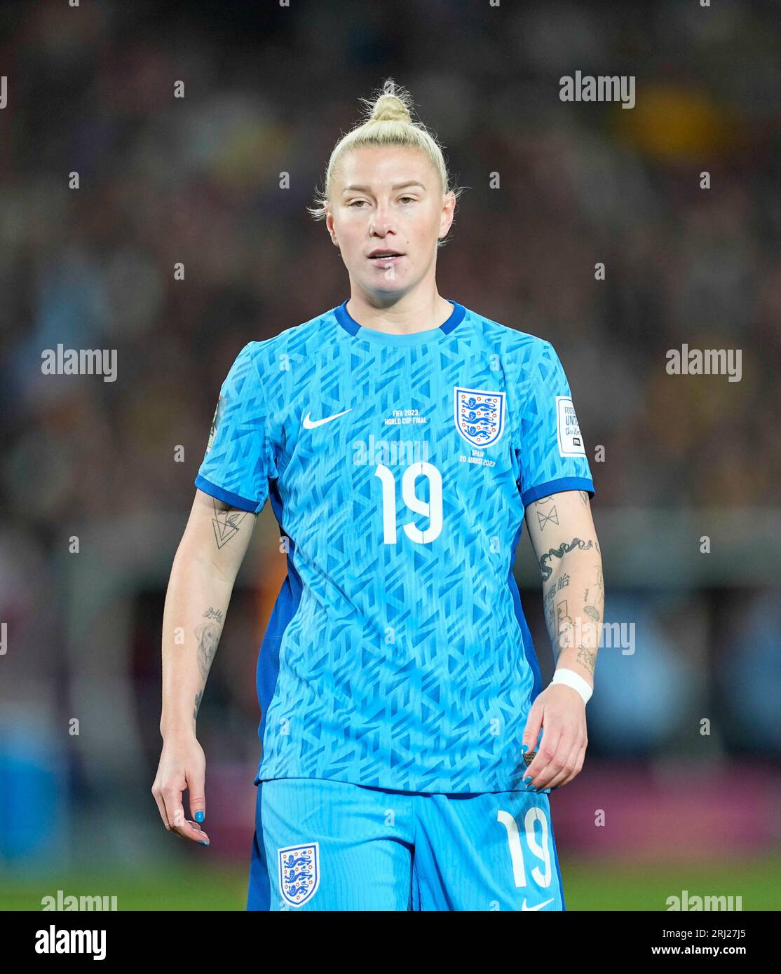 August 20 2023: Beth England (England) looks on during a FiFA Womens ...