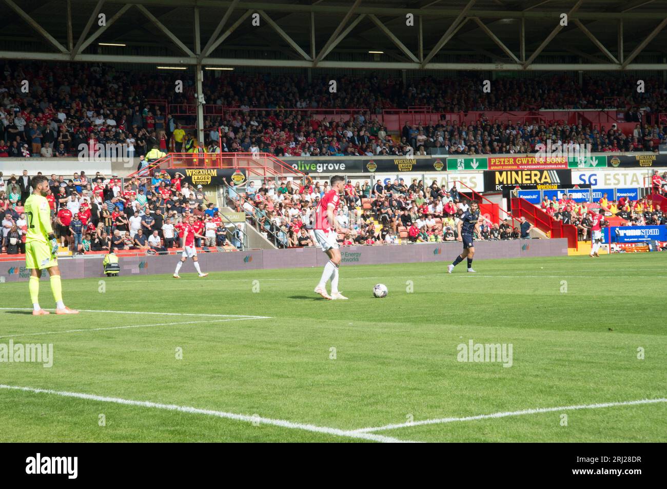 Wrexham afc luke young hi-res stock photography and images - Alamy