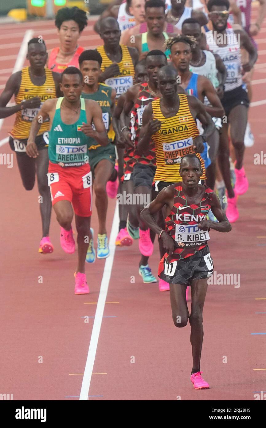 Athletes compete in a Men's 10000-meter final during the World ...